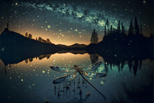 Night Dragonflies Free Stock Photo - Public Domain Pictures