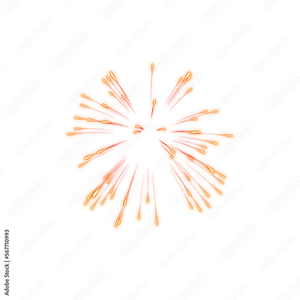 Realistic firework elements PNG format easy to use festive sparkler ...