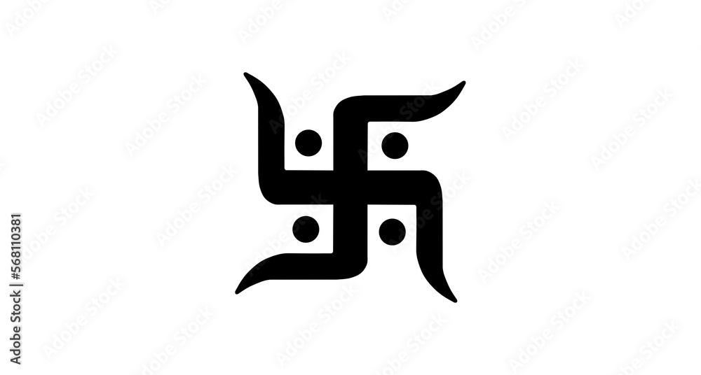 Hindu religion symbol swastik png Stock Illustration | Adobe Stock