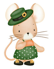 St. Patrick's Day Mice Mouse Art Free Stock Photo - Public Domain Pictures