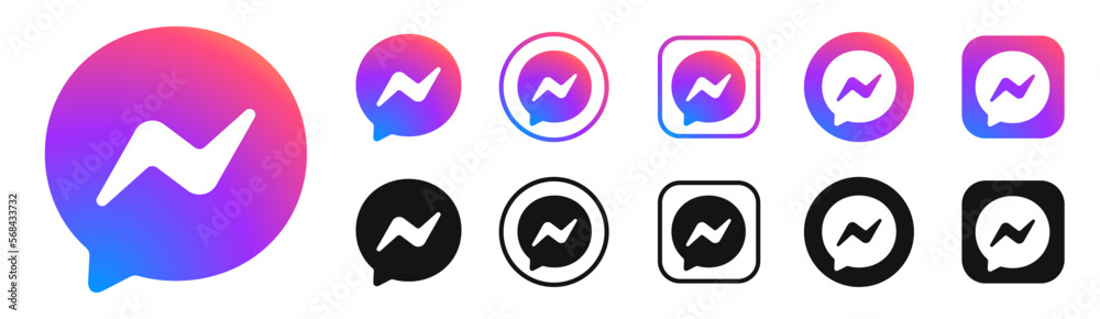 Kiev, Ukraine - February 05, 2023: Facebook Messenger - popular social ...