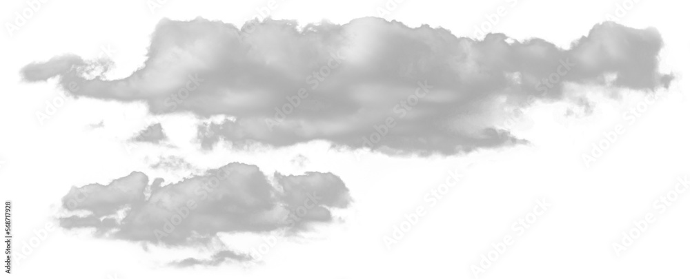 Isolated PNG cutout of a cloud on a transparent background, ideal for ...