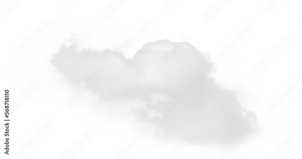 Isolated PNG cutout of a cloud on a transparent background, ideal for ...