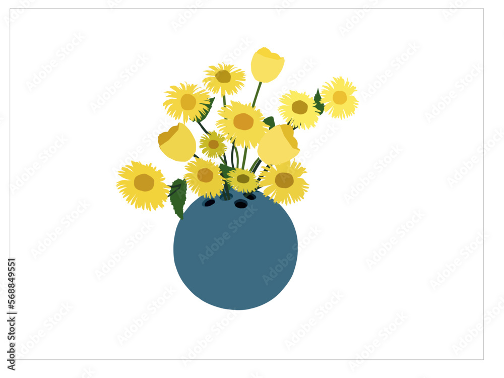 Premium Vector | Colourful 2d floral bouquet pack | Vector flowers ...