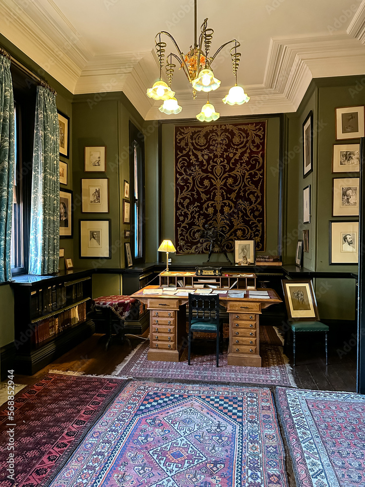 London, UK - 05.02.2023. Leighton House museum in London England ...