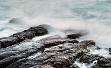 Waves, Rock, Mist Surf Free Stock Photo - Public Domain Pictures