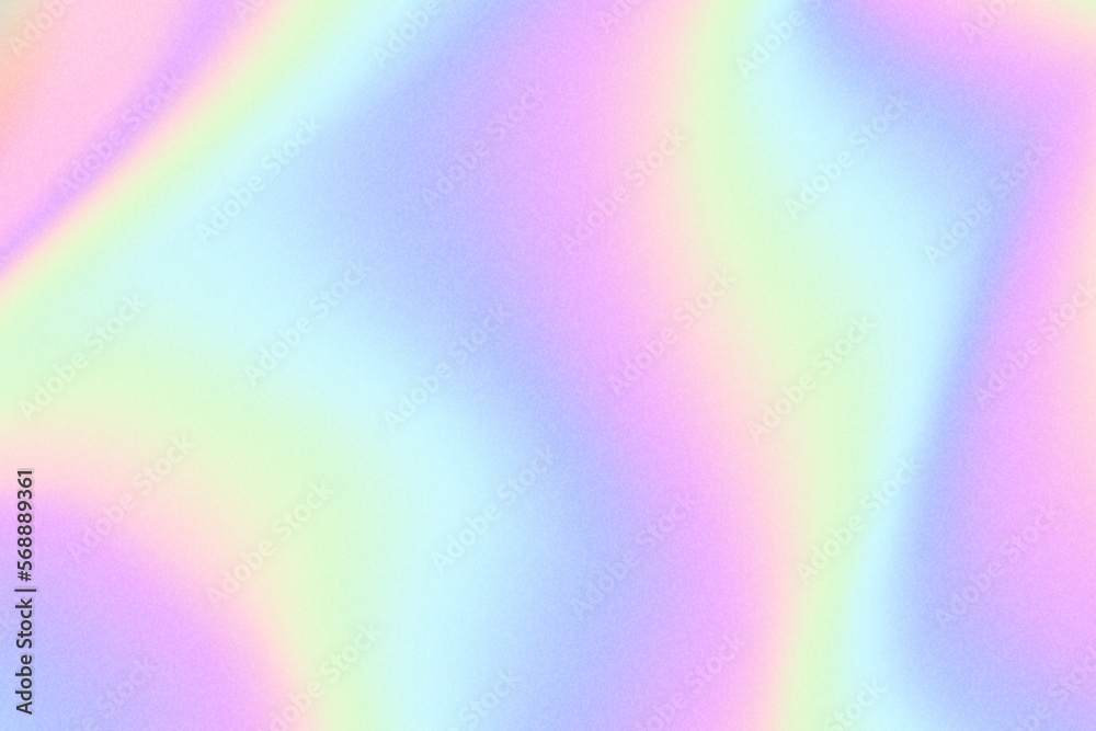 Y2k girly blurred noisy gradient background. Fluid cool holographic ...