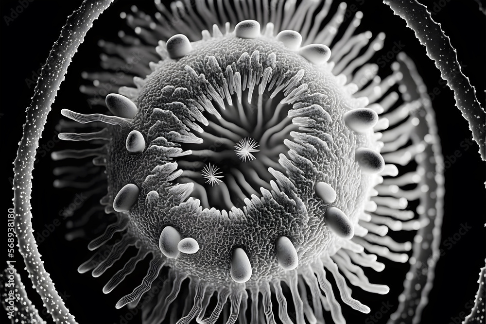 Virus, gérmenes y bacterias, tipos de microorganismos. Enfermedad o dolencia, células ...