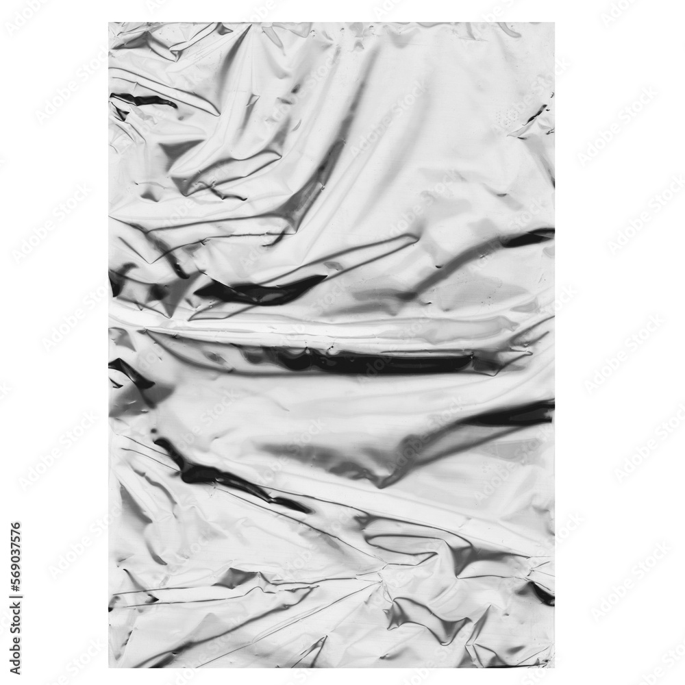 Wrinkled plastic wrap texture on transparent background wallpaper ...