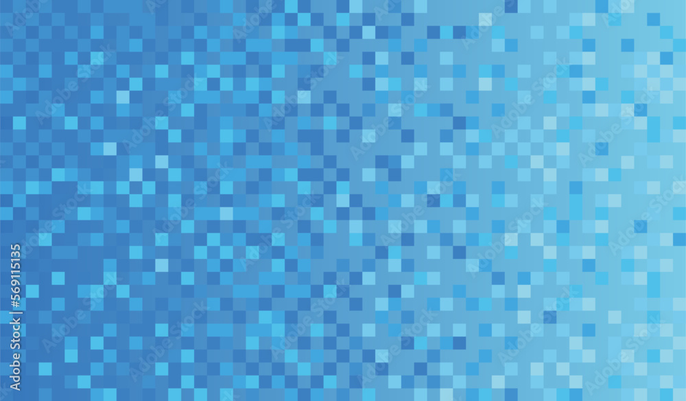 Vector Blue Pixel Texture Background Illustration. Stock Vector | Adobe ...