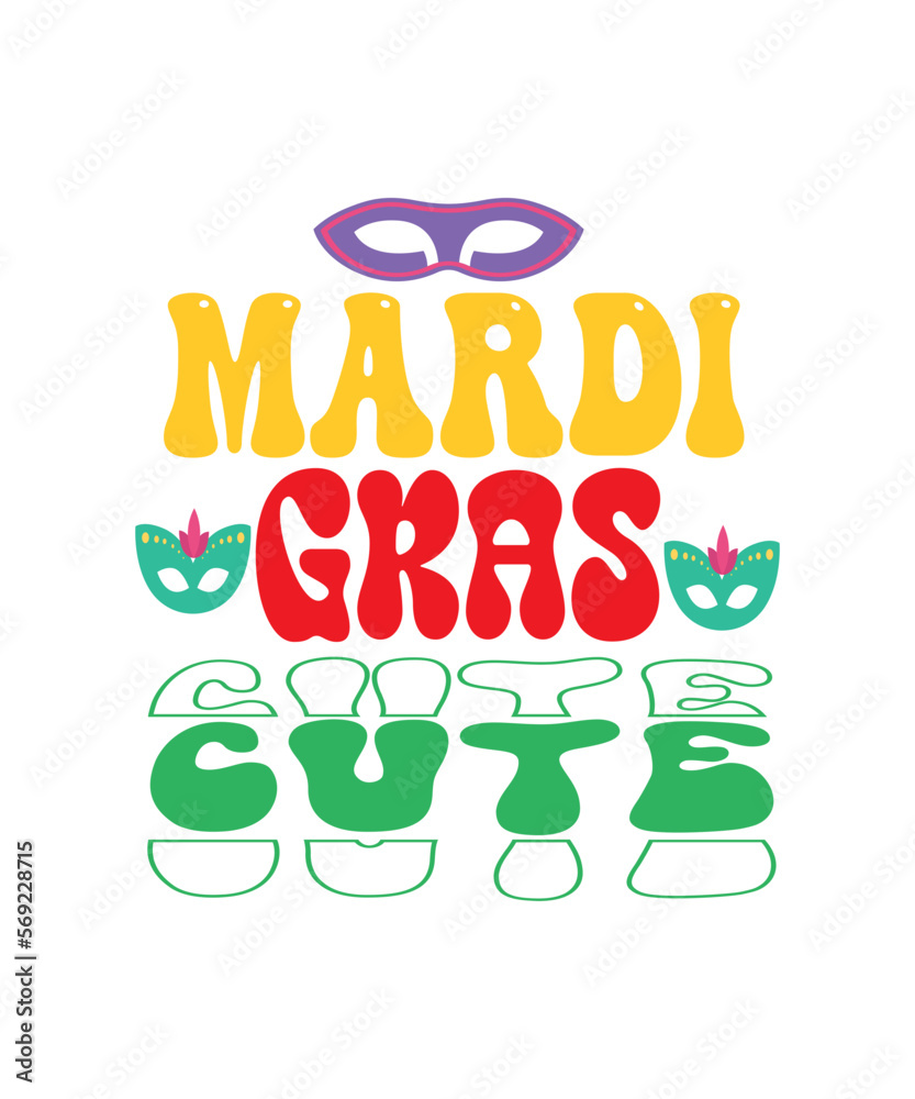 Vector de Stock Mardi Gras SVG Bundle, Mardi Gras Clipart, Carnival ...