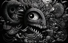 Abstract Monster Faces Free Stock Photo - Public Domain Pictures