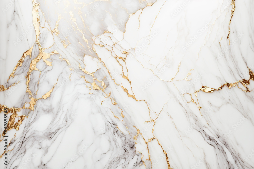 White and gold marble textured background. Abstract design, 4k ...