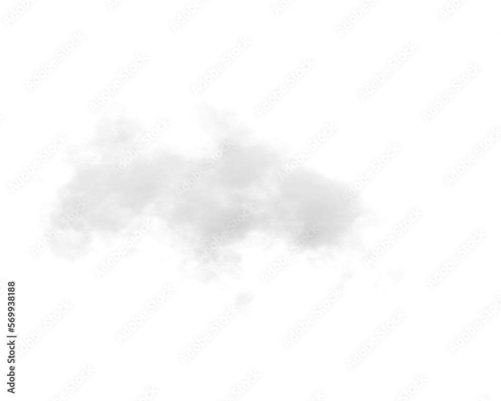 single white cloud with transparent background Stock Photo | Adobe Stock