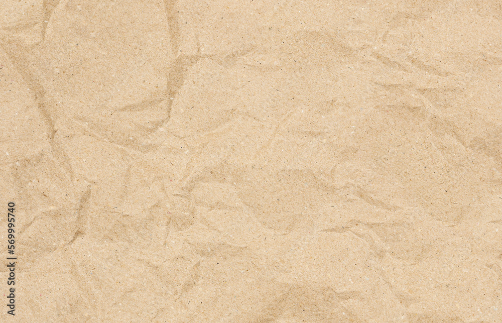 Crumpled recycled paper texture background Stock Photo | Adobe Stock