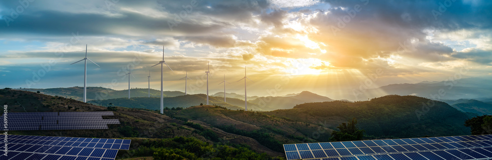solar cell plant and wind generators in urban area connected to smart ...
