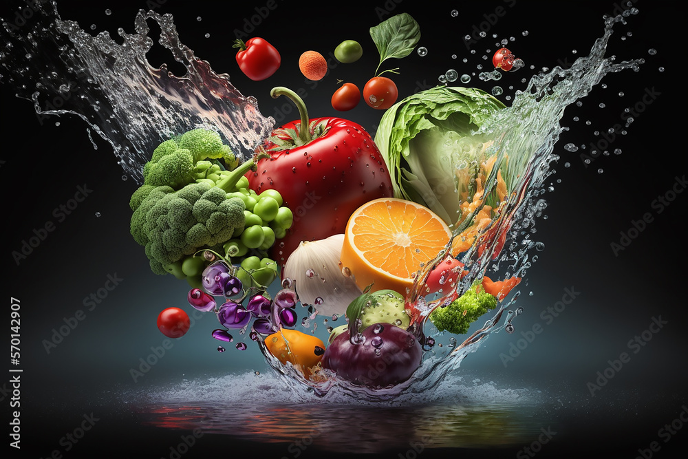 Proper nutrition food set for a healthy lifestyle. Healthy eating ...