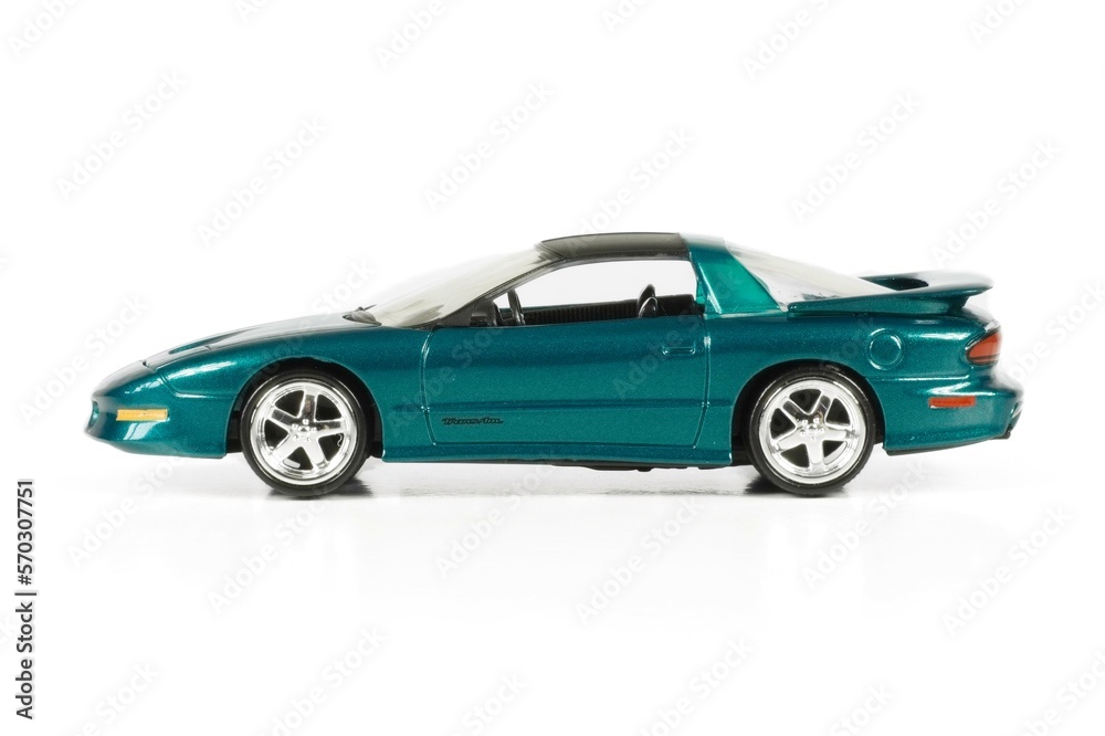 1993 PONIAC FIREBIRD TRANS AM. Diecast 1:64 scale model from AUTO WORLD ...