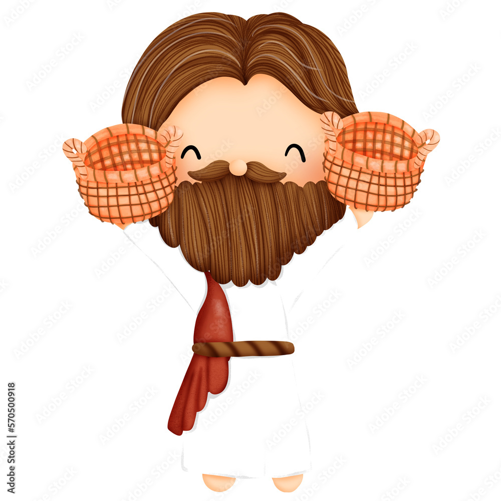 Jesus rise up basket and pray watercolor clipart.jesus christ smile and ...