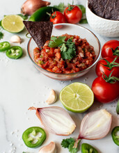Fresh Salsa And Chips Free Stock Photo - Public Domain Pictures