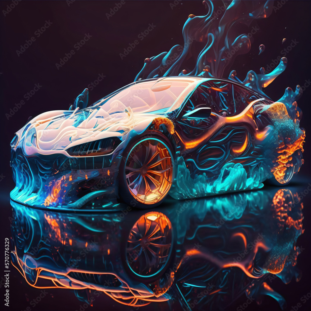 Plasma Car Stock Illustration | Adobe Stock