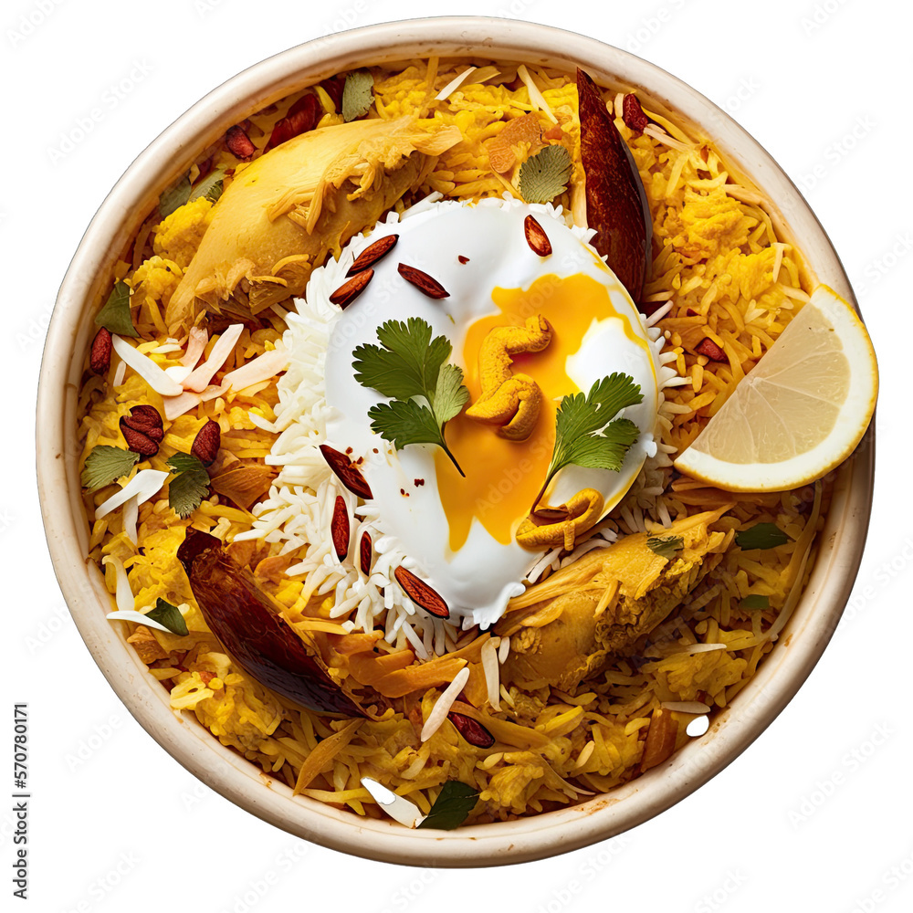 Biryani Design Elements Isolated on Transparent Background: A Graphic ...