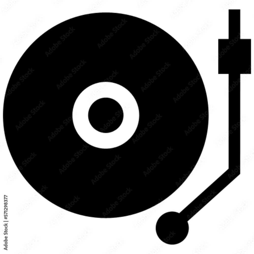 record player vector, icon, symbol, logo, clipart, isolated. vector ...