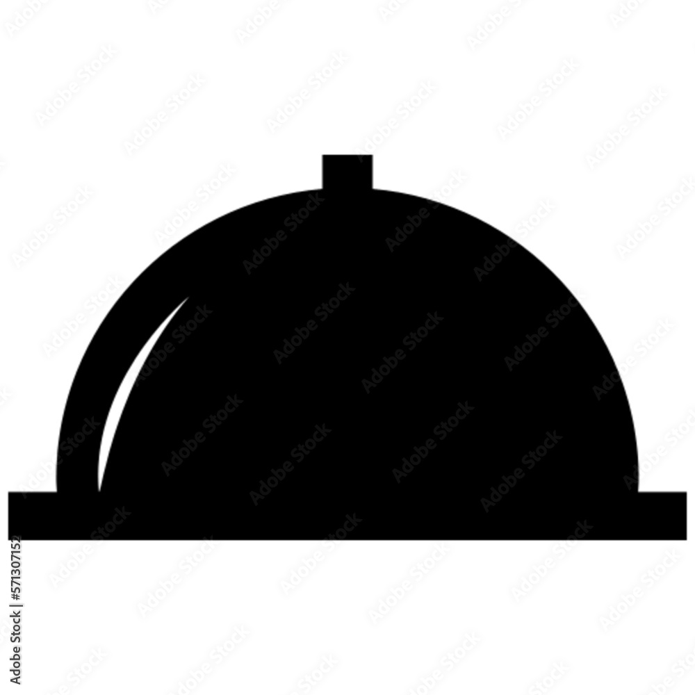 dish cover vector, icon, symbol, logo, clipart, isolated. vector ...