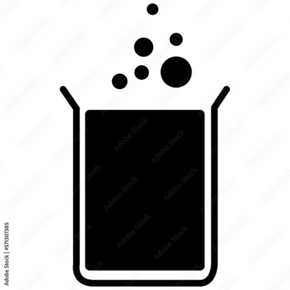 beaker vector, icon, symbol, logo, clipart, isolated. vector ...