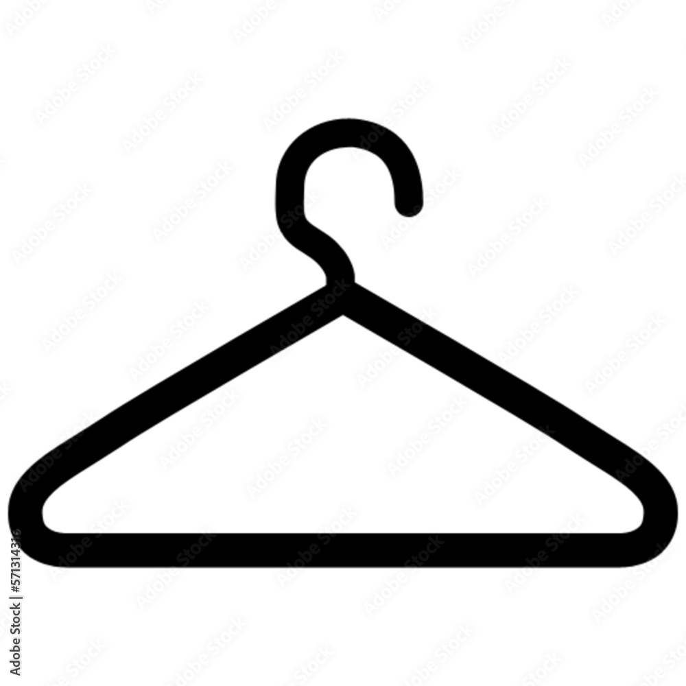hanger vector, icon, symbol, logo, clipart, isolated. vector ...