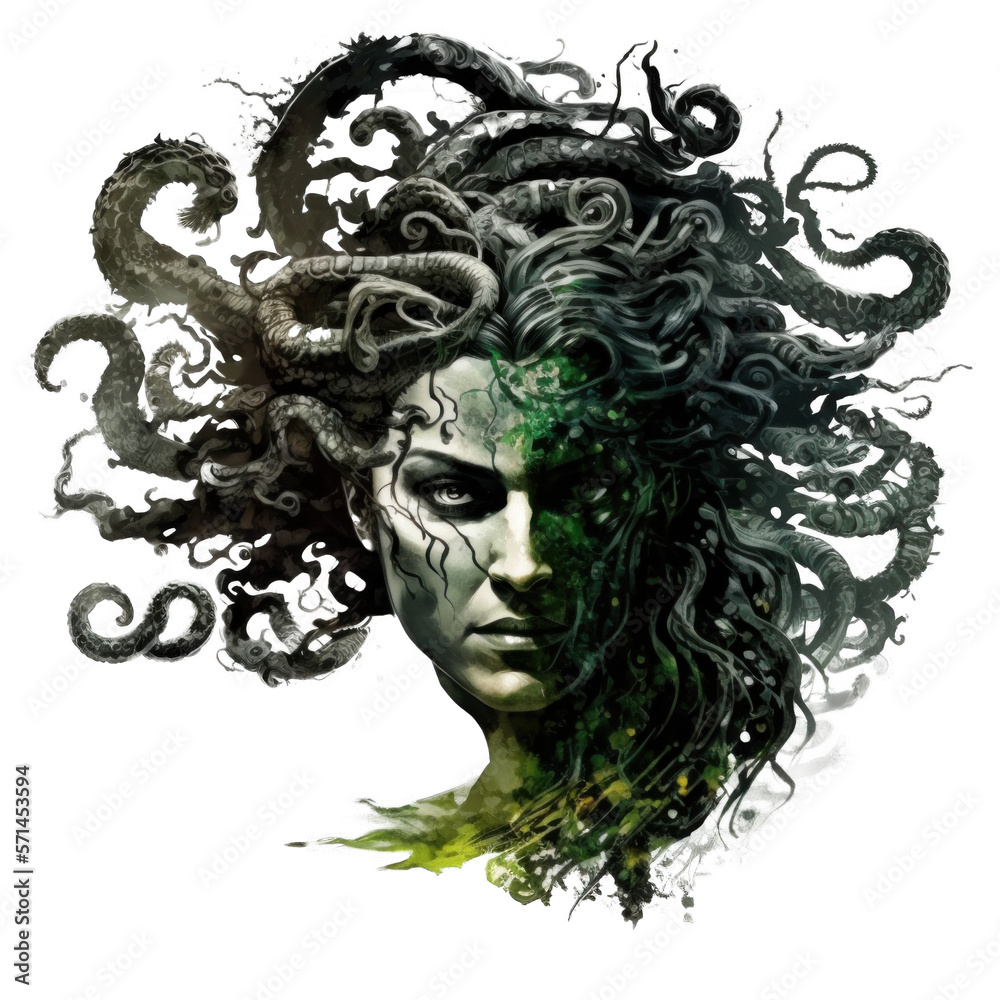 Ilustración de Stock Animal Medusa Design Elements Isolated Transparent ...