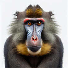 Mandrill Portrait Free Stock Photo - Public Domain Pictures