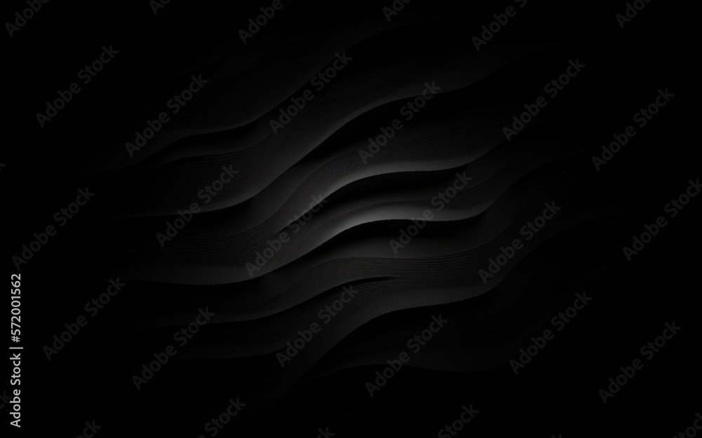 Vektor black wave line background. Black wave background. Abstract ...