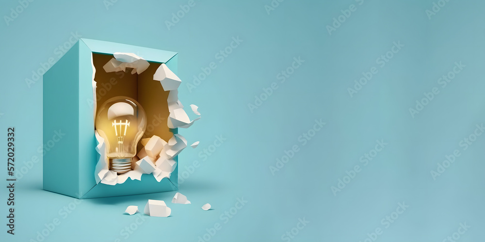 Think outside the box, creativity improvement, idea development ...
