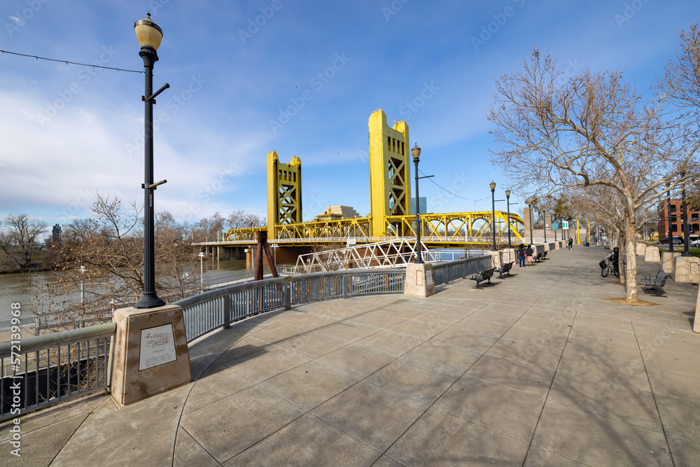 building, architecture, sky, bridge, tower, construction, industrial ...