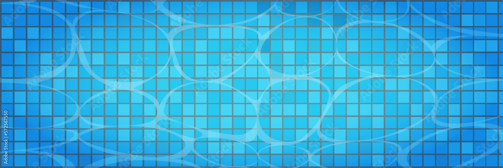 Praca wektorowa bez tantiem: Swimming pool caustics ripple background ...