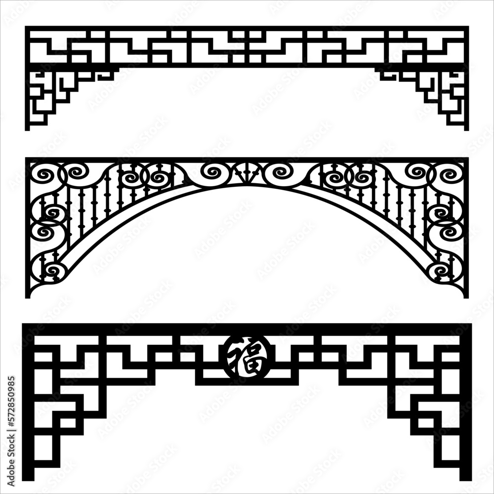 Laser cutting design for temple, Mandir Jali, Partition arch for temple ...
