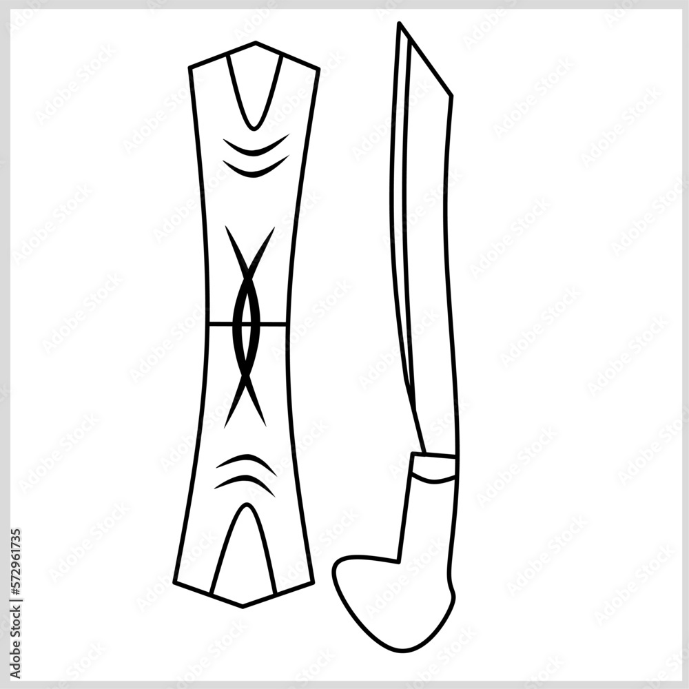 Parang Salawaku, Iconic Traditional Weapon from Maluku, Indonesia ...