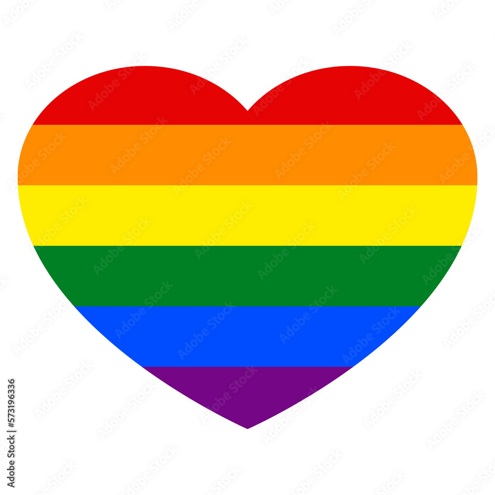 Ilustración de Stock Logo lgbt. Mes del orgullo. Silueta aislada de ...