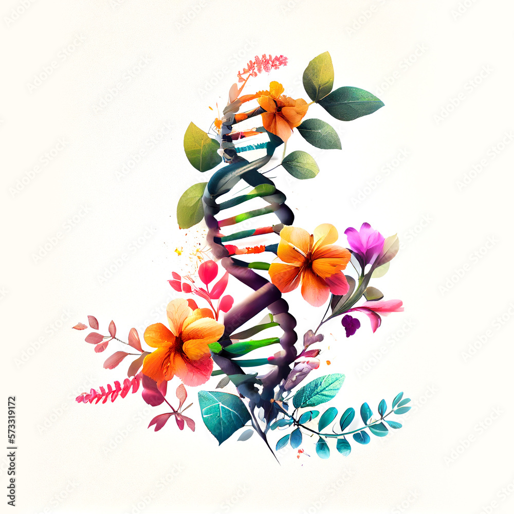 Biology laboratory for nature and science, green plant and ...
