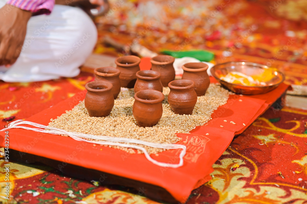 Kullad cups in hindu worship. Ceramic Cups. Indian Ceramic mugs wheat ...
