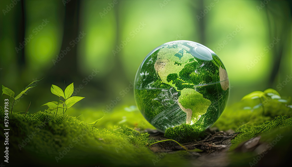 A Green World: The Significance of a Green Globe with Continents on ...