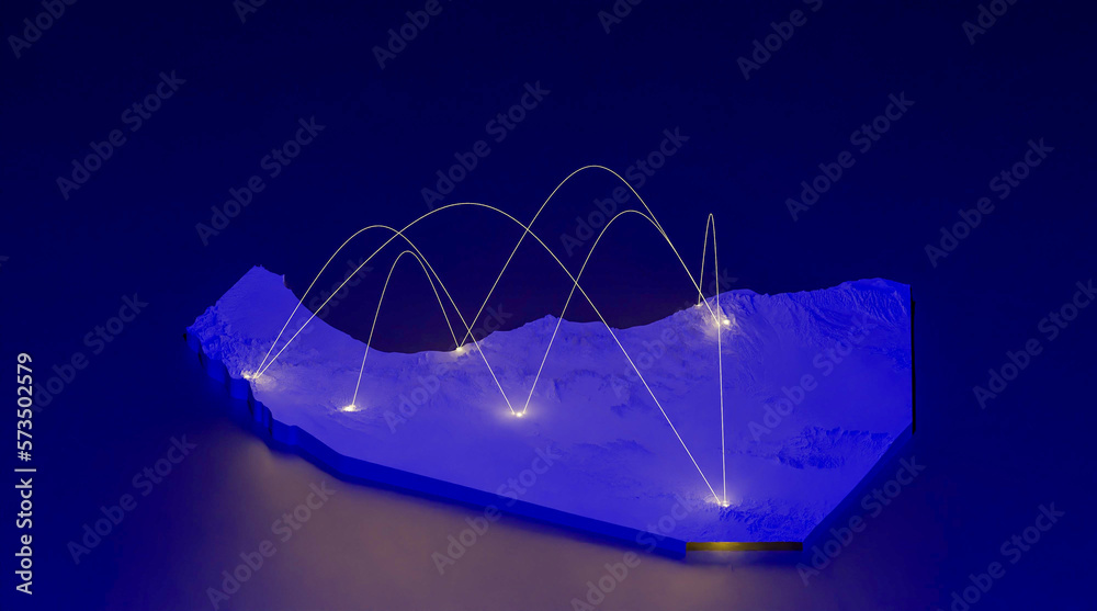 Somaliland concept map, map of Somaliland suitable for technology ...