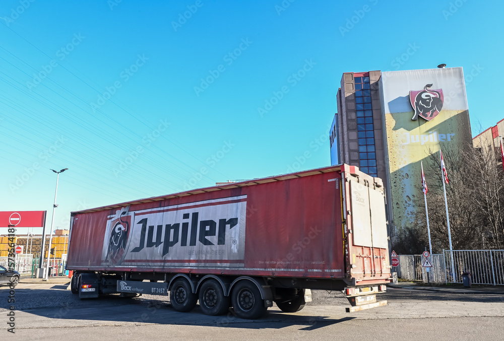 Brasserie AB Inbev Jupiler Stella Artois Jupille Belgique Biere boisson ...