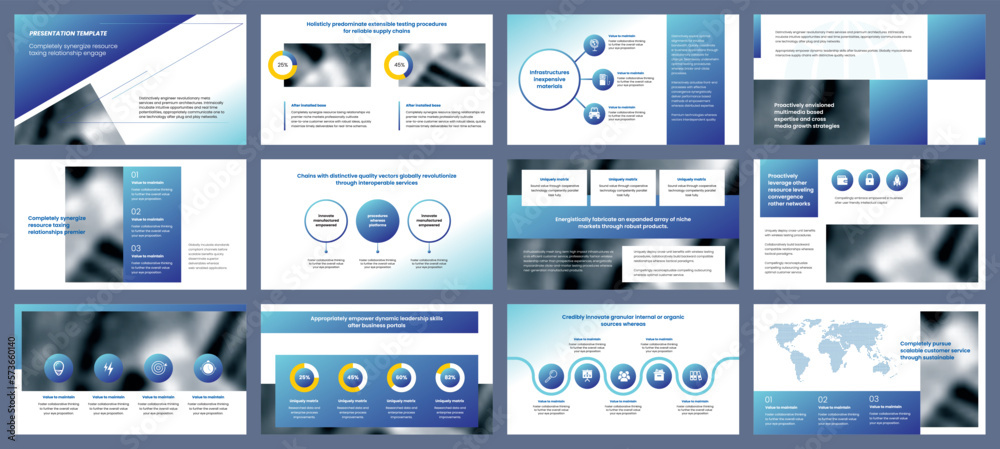 Creative slide template design for company business PowerPoint ...