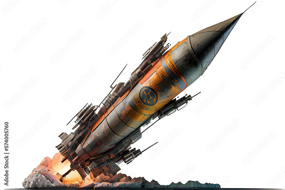 Intercontinental ballistic Missile launch, war, ICBM missile ...