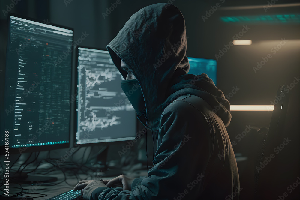 Dangerous Hooded Hacker Breaks into Government Data Servers and Infects Their System with a ...