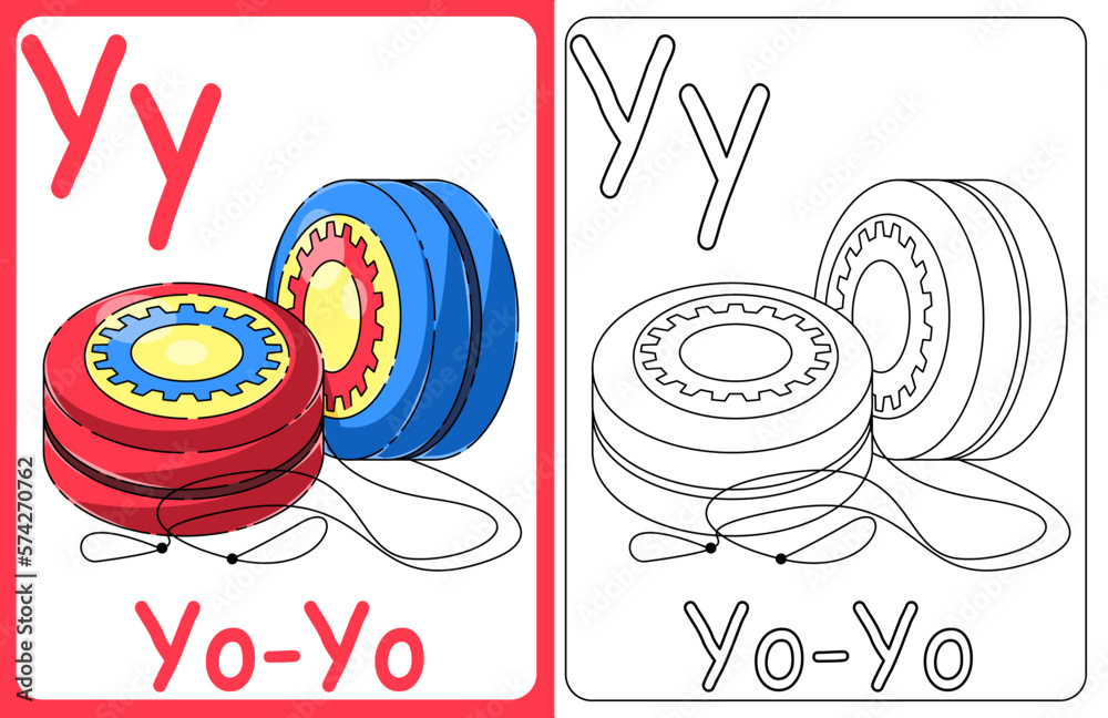 Stock-Vektorgrafik „Kids ABC cards. Letter study set, english alphabet ...