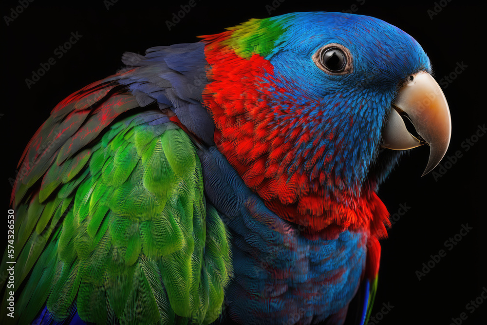 Ilustração Eclectus is a genus of parrot, the Psittaciformes, which ...