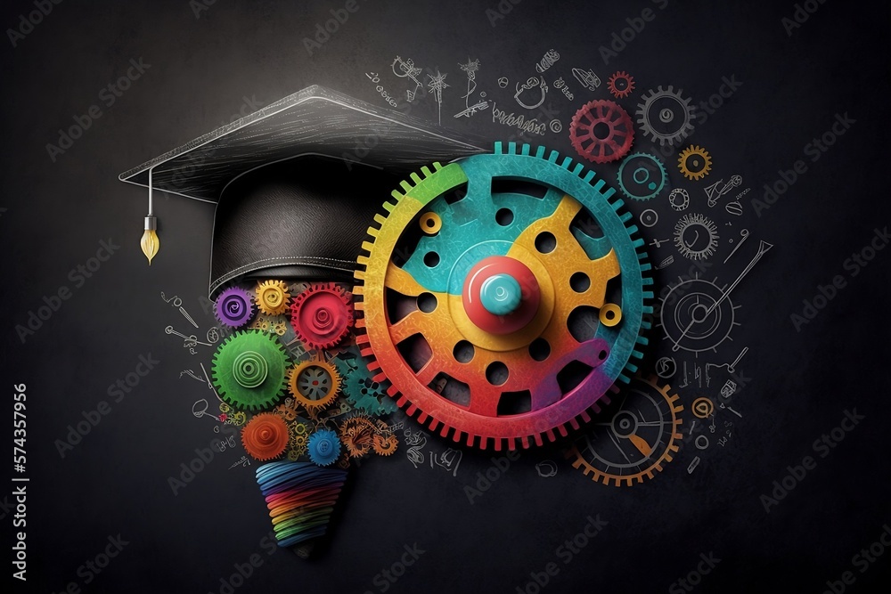 Colourful Graduation Collage - Science Math Stem Ideas Growing ...